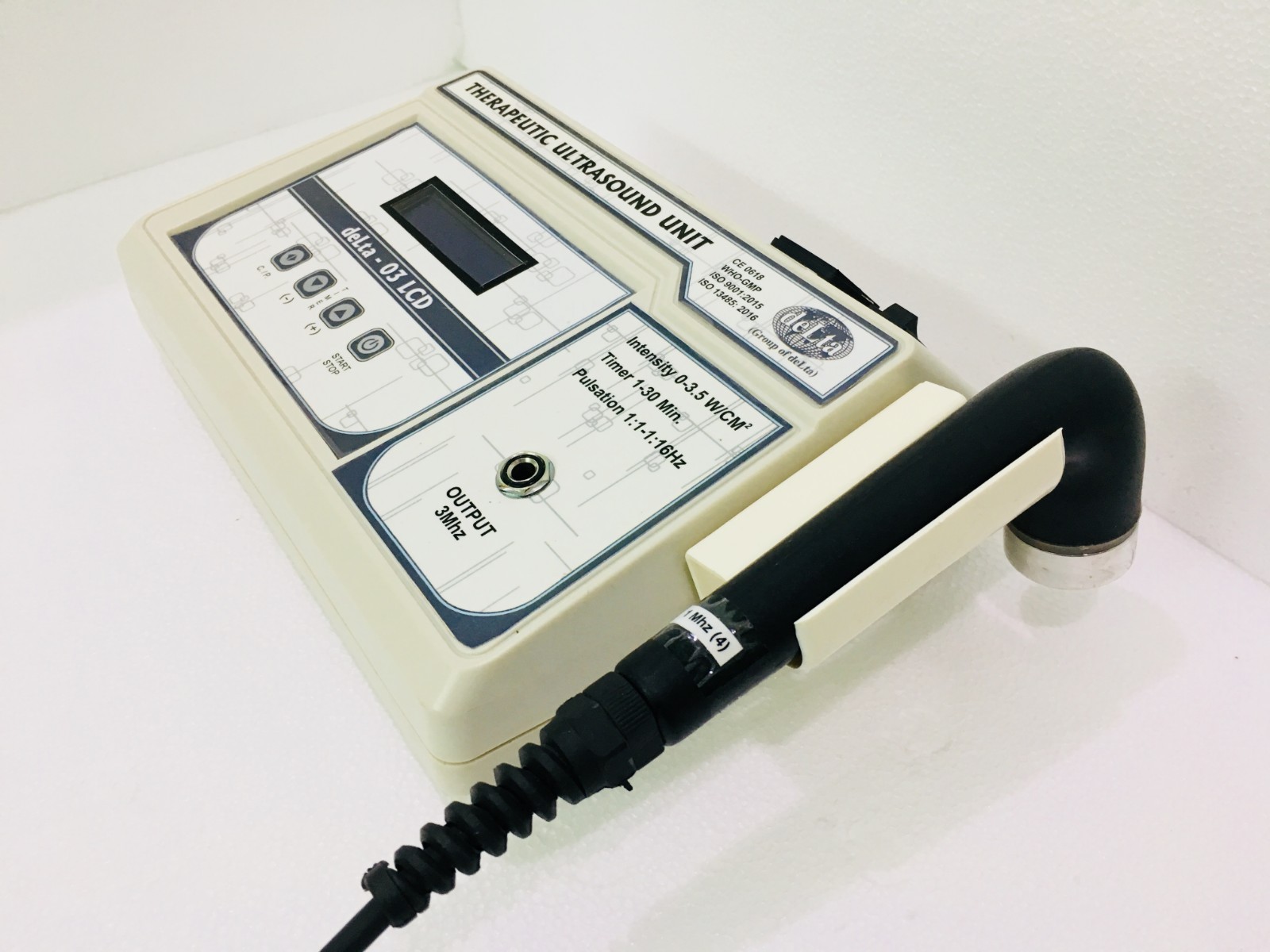 Portable Ultrasound Therapy 3 Mhz Machine Muscle Swelling Pain Relief ...