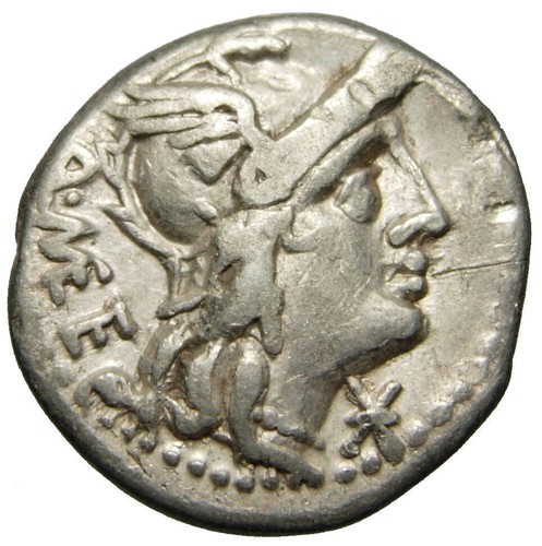 Roman Republic Q. Caecilius Metellus AR Denarius (130 BC) Gens Caecilia ...