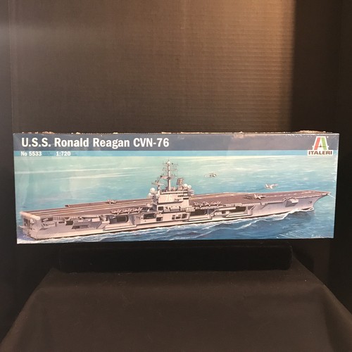 ITALERI 5533 U.S.S. RONALD REAGAN CVN-76 MODEL KIT-NIB-1:720 SCALE | eBay