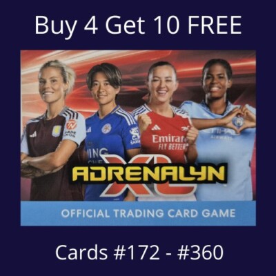 WSL Adrenalyn XL Panini CARDS 2025 #172 - #360 - Womens Super League 24 ...