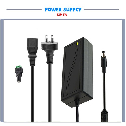 DC 12V 5A Power Supply Adapter Transformer Charger AU Plug for CCTV ...