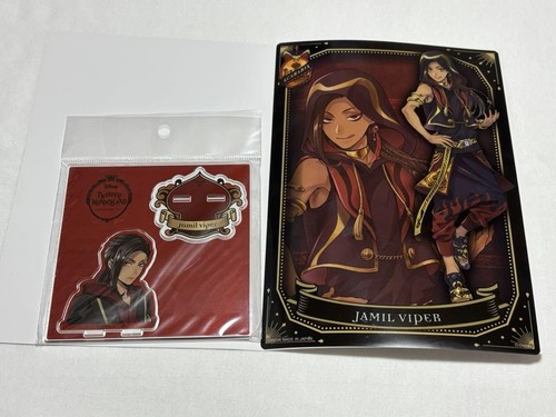 Twisted Wonderland Jamil Viper Clear Poster & Acrylic Stand Set New | eBay