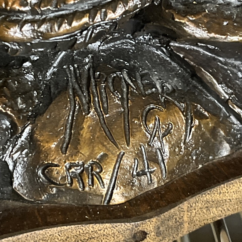 Herb Mignery Charlie Russell Rider Saddle Bronze Sculpture Western Art ...
