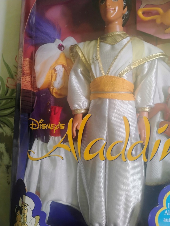 1992 Mattel Disney's Aladdin Prince Ali Doll - Outfit With Abu & Magic ...
