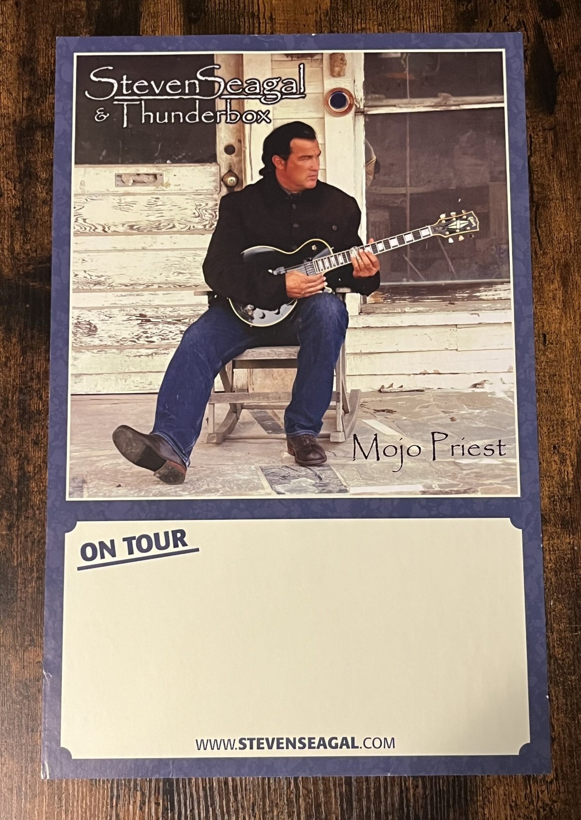 Steven Seagal & Thunderbox Poster | eBay