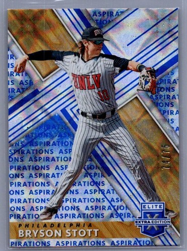 2019 Panini Elite Extra Edition - Bryson Stott #14 Aspirations Blue /75 (RC) for sale online | eBay