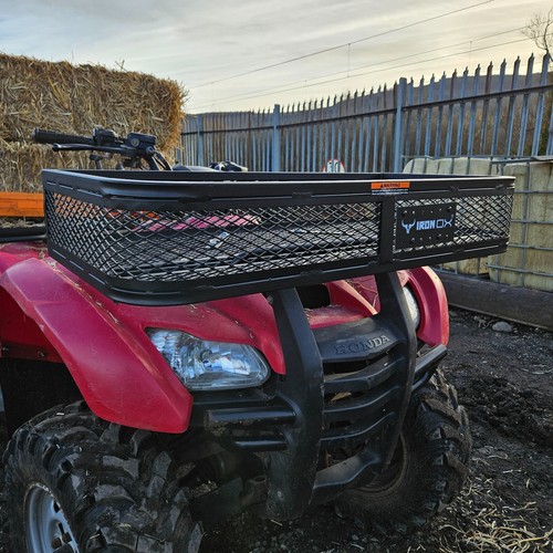 ATV Front Cargo Basket Quad Front Rack Front Box Luggage Carrier Rack ...