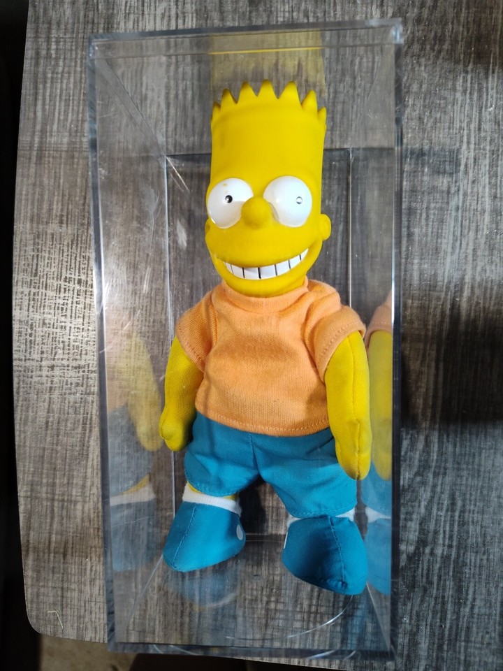 Vintage 1990 Bart Simpson Rubber/Plush Doll 9" Pre-Owned The Simpsons ...