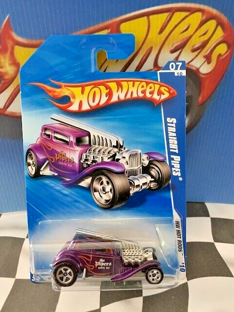 Hot Wheels 2010 HW Hot Rods 7/10 145 Straight Pipes Purple 5sp | eBay
