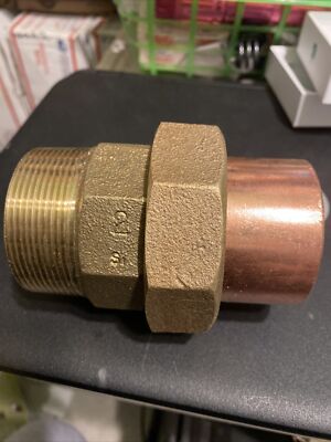 2" Nibco Union, Low-Lead Cast Bronze, C x MIP Mfr #: 733-4-LF 2 | eBay