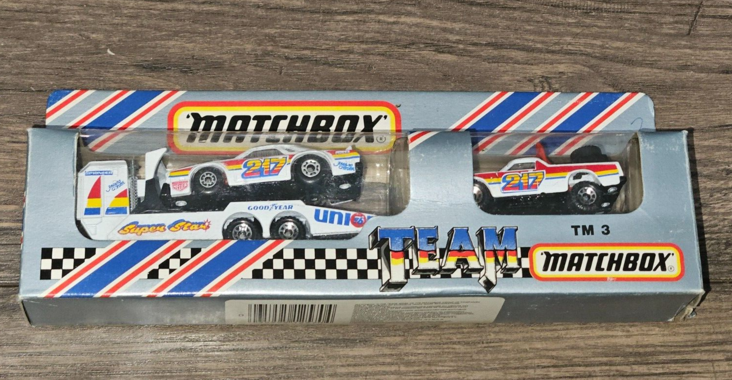 VINTAGE 1981 MATCHBOX #58 WHITE #217 RUF TREK PICKUP 4x4 1/64 DIE CAST ...
