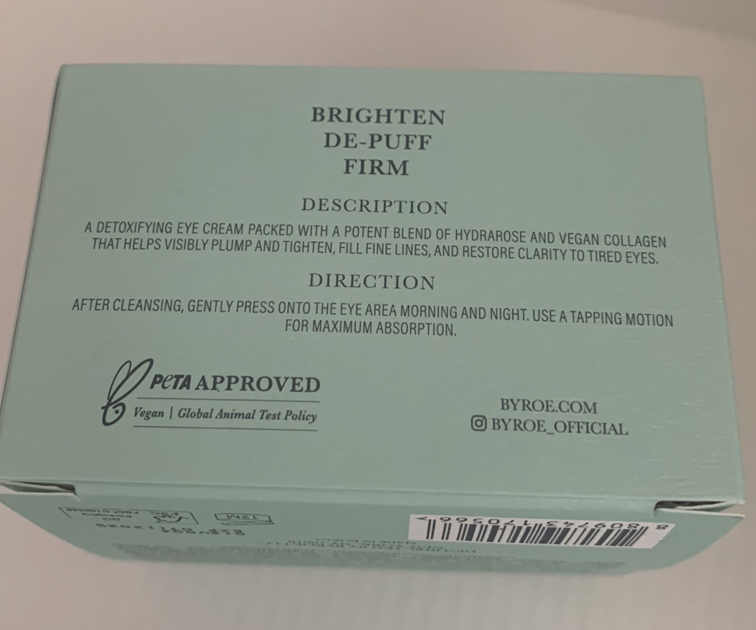Byroe New York TeaTime Rose Tea Eye Cream 20ml Brighten De Puff Firm byroe-new-york-teatime-rose-tea-eye-cream-20ml-brighten-de-puff-firm
