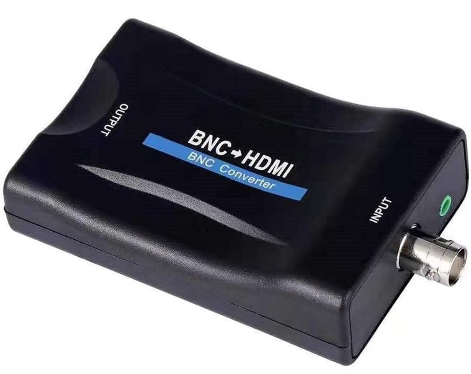 BNC to HDMI Video Converter Box,BNC Adapter with Audio for Security ...