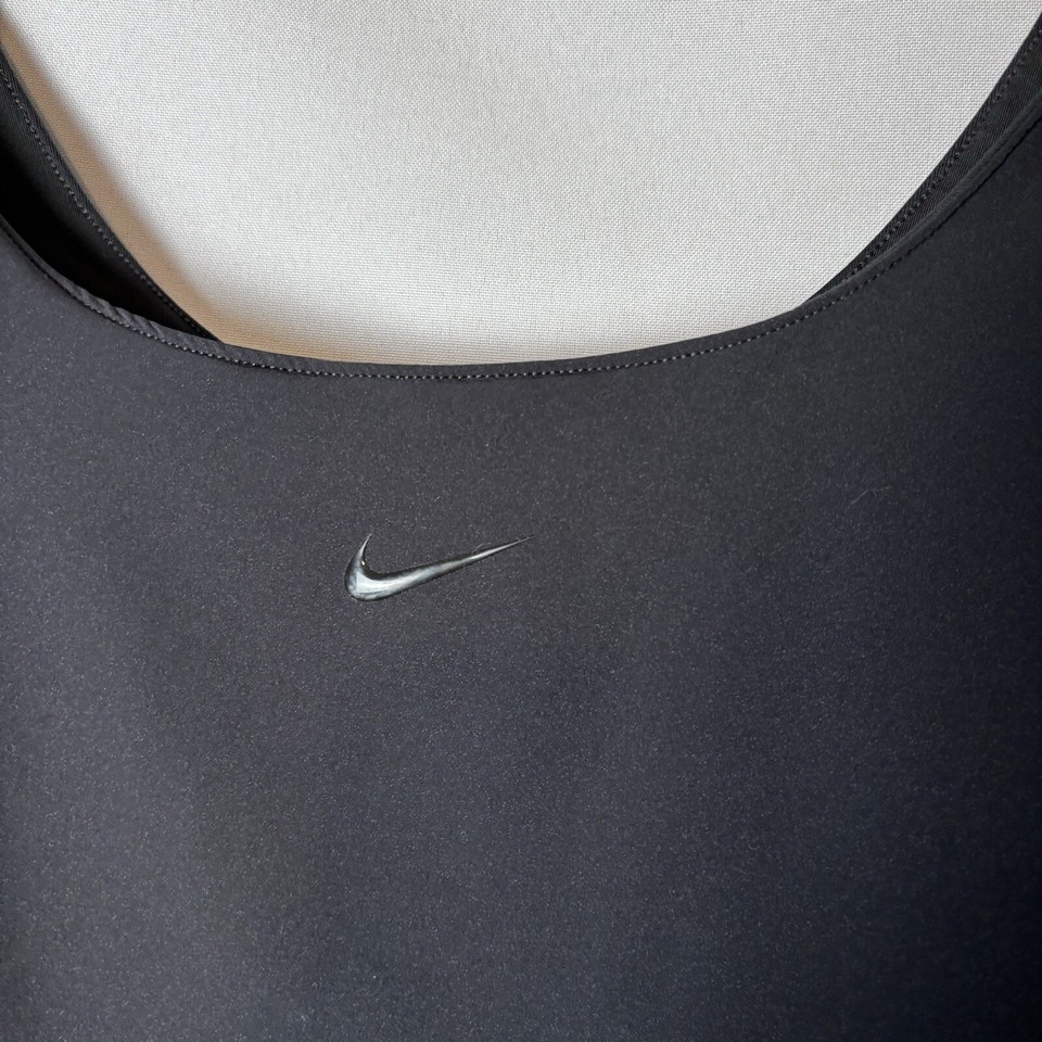 Nike Court Dri-Fit Slim Under Body Suit Tennis Dress Black Women's Size ...