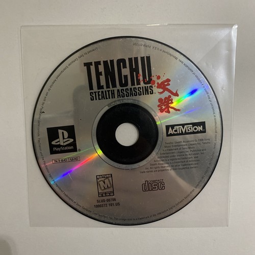 Tenchu: Stealth Assassins (Sony PlayStation 1, 1998) PS1 Disc Only! | eBay