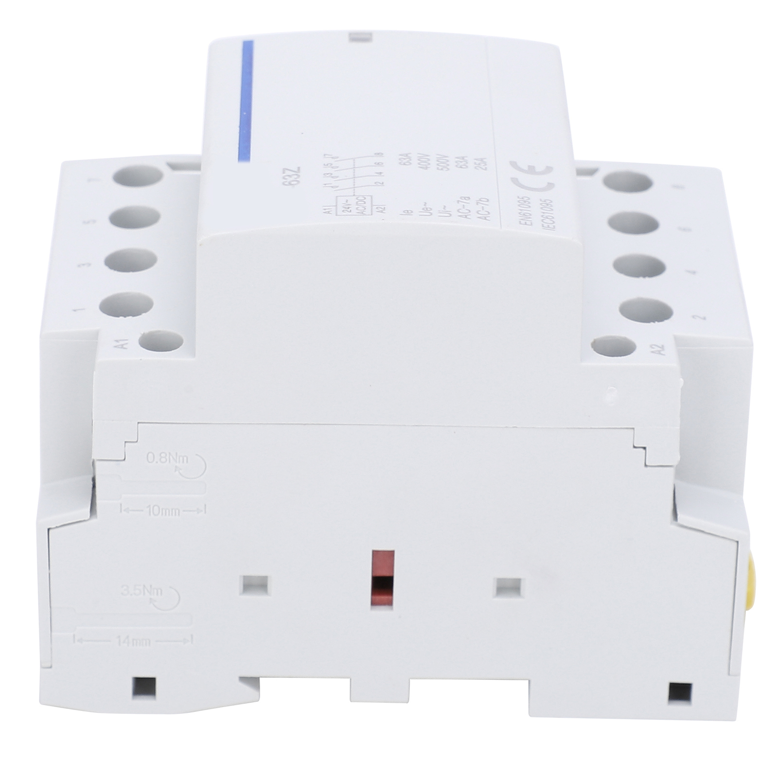 BCH8‑63 4NO Voltage Contactor 63A 400V 24V Electronic Modular Coil ...