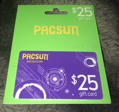 PACSUN PURPLE GIFT CARD HANGER NO VALUE COLLECTIBLE NEW | eBay