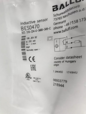 1pc New For BALLUFF BES 516-324-G-SA66-S49-C (BES0470) Sensor | eBay