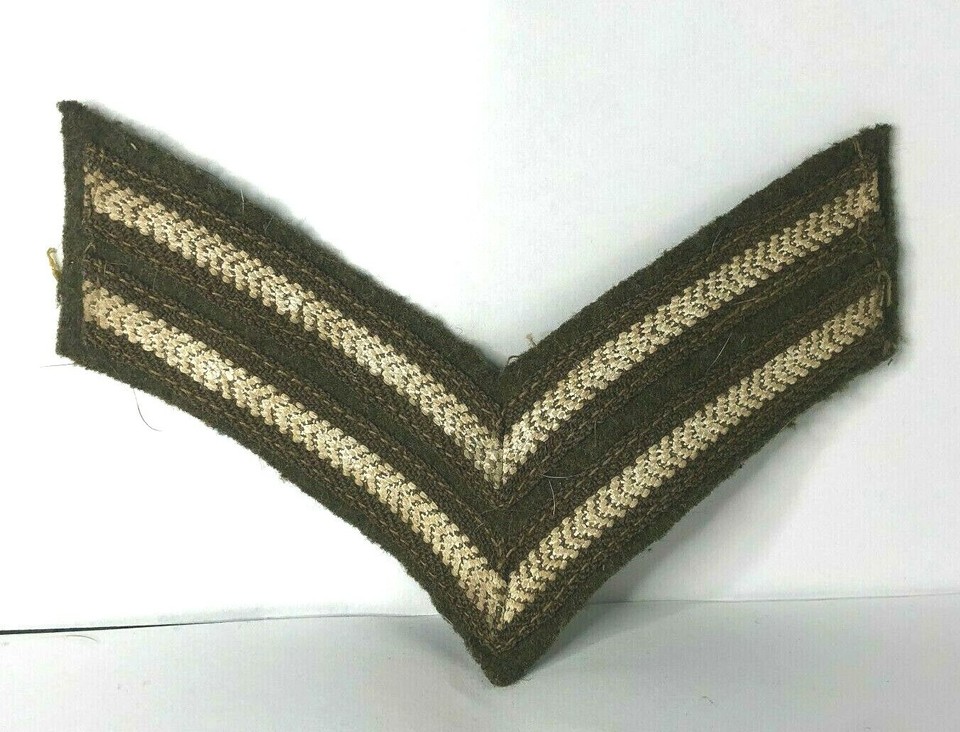 British Army Corporal Rank Chevrons Badge 15 x 3.5 cm's Khaki | eBay