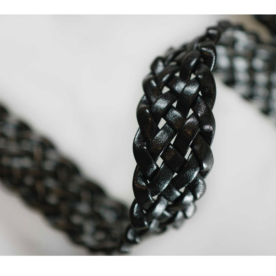 Neotrim 2cm Wide Faux Leather Woven Plaited Strap Tape Trimming,Coach ...