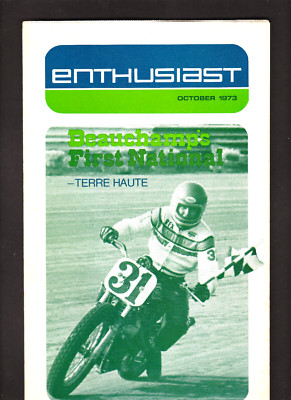 Enthusiast October 1973 Mert Lawill/Indy Mile - Rex Beauchamp at Terre ...