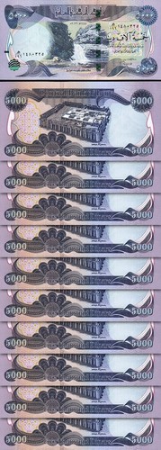 100,000 IRAQ DINAR - 20x 5,000 NEW IQD Banknotes - Authentic 2023 IRAQI ...
