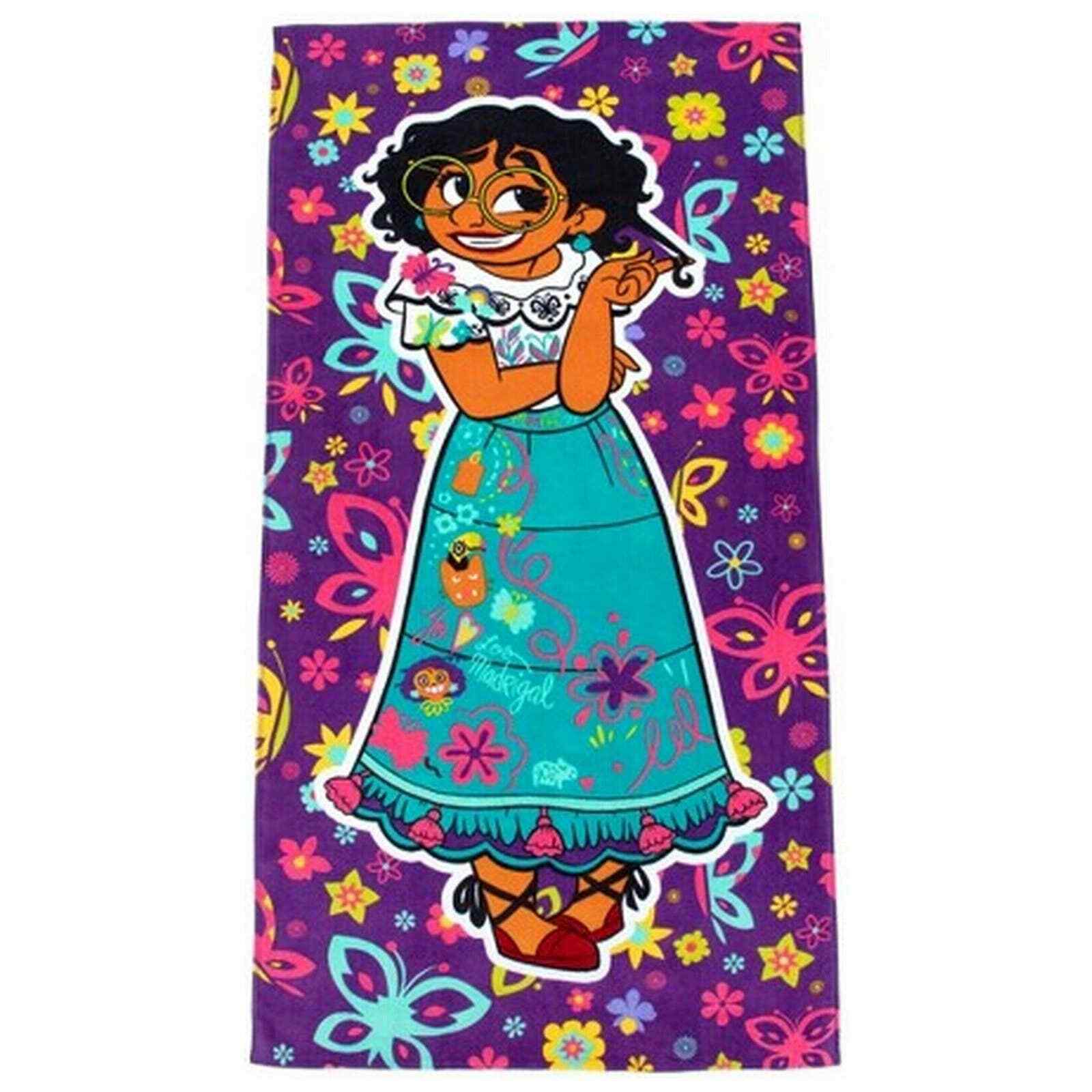 Disney's Mirabel Princess, Encanto Beach Towel, 58" x 28", Purple, NWT ...