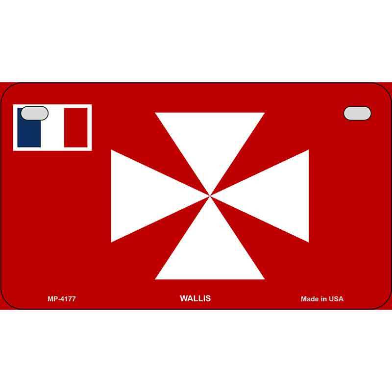 Wallis and Futuna Flag Novelty Metal Motorcycle Plate MP-4177 | eBay