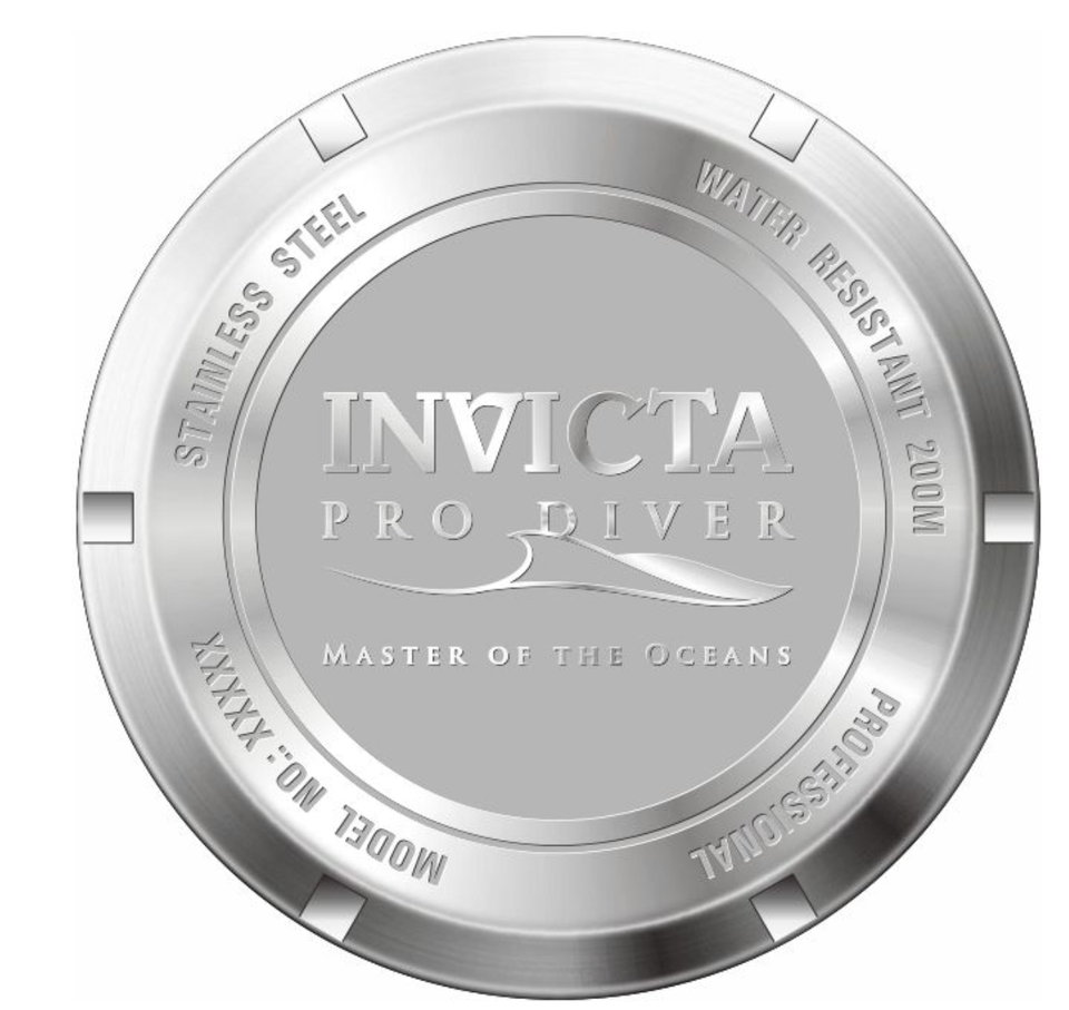 Invicta Mega Pro Diver 60mm LARGE Men's Quartz Watch White Lume Dial ...