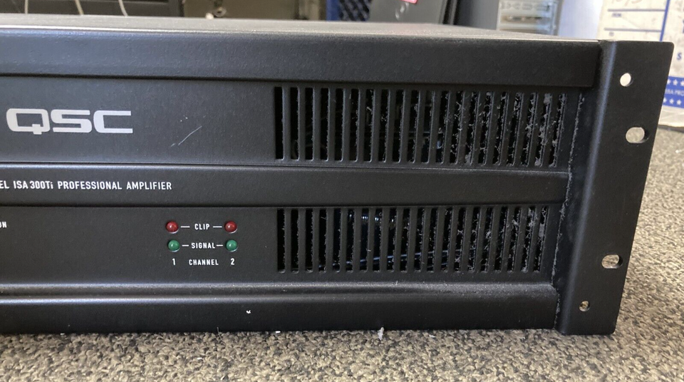 QSC ISA 300Ti Professional Power Amplifier | eBay