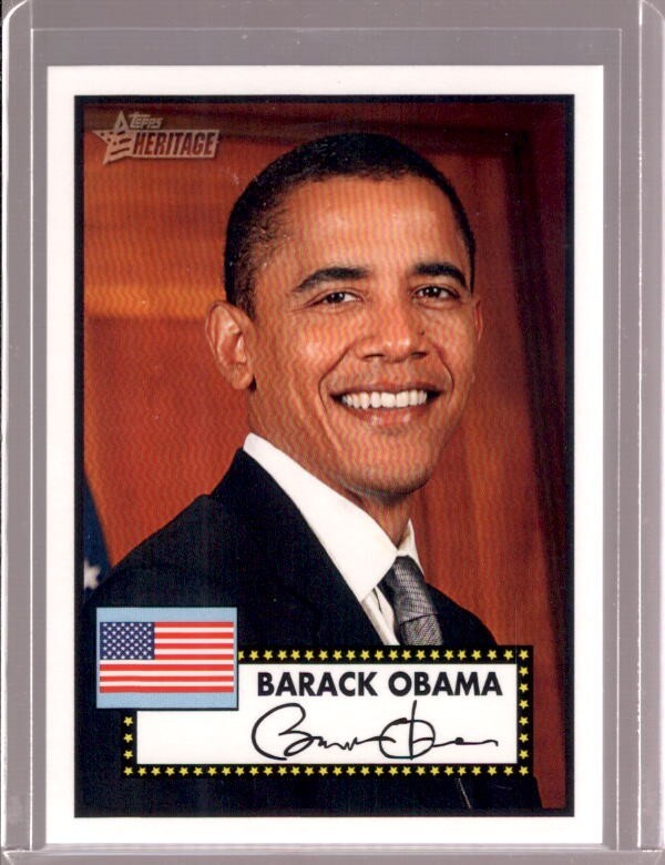 BARACK OBAMA 2009 Topps American Heritage American Presidents #AP44 | eBay