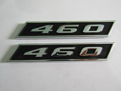 460 ENGINE SIZE HOOD SCOOP FENDER BODY EMBLEMS FITS FORD LINCOLN ...