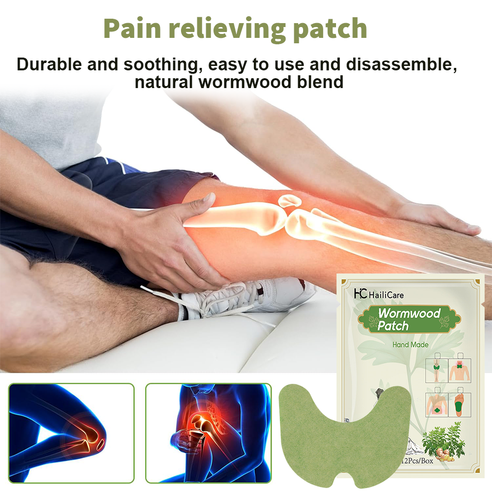 12-120PCS Knee Pain Relief Patches Wormwood Sticker Neck Waist Joint ...