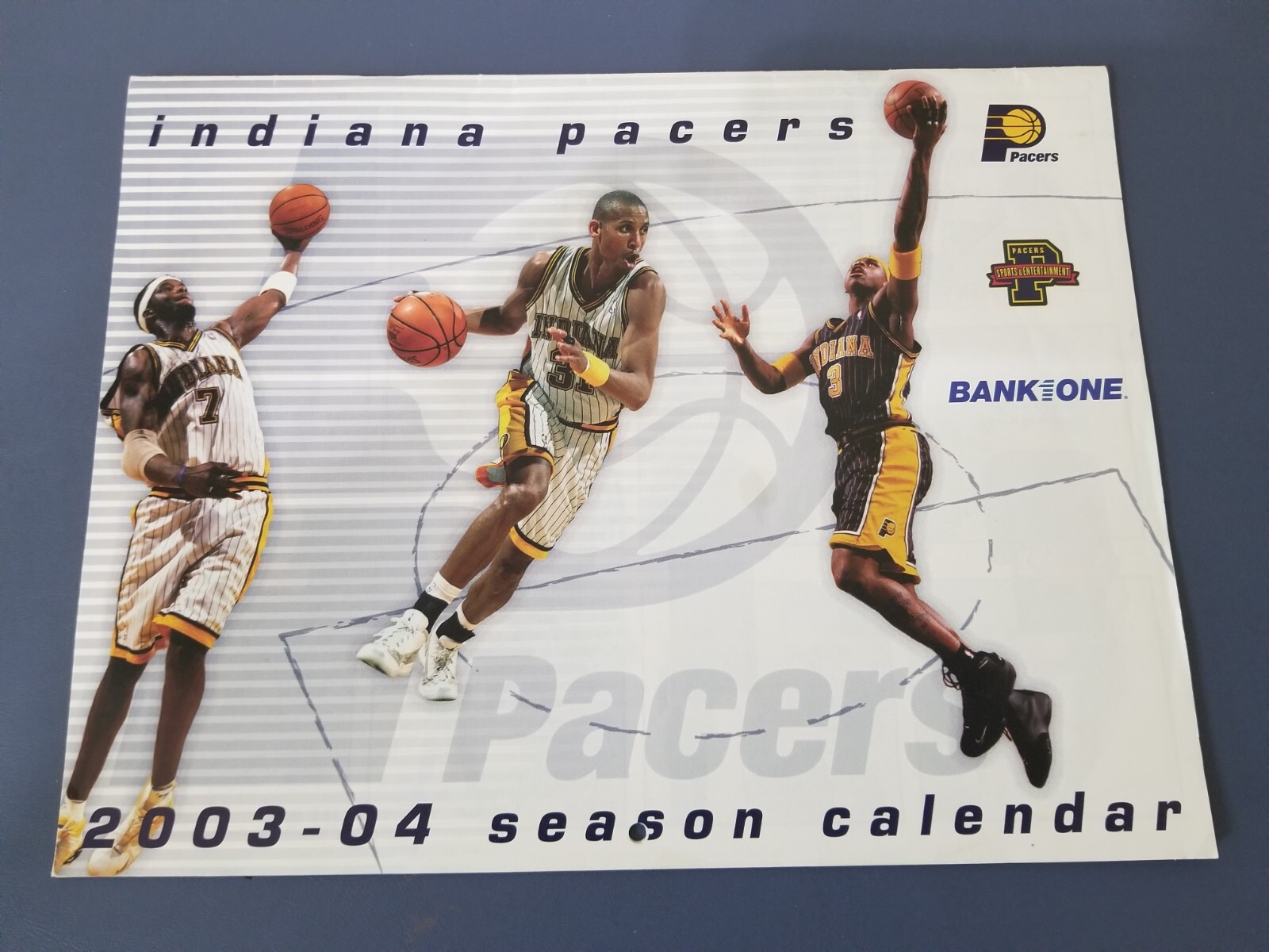 2003-04 Indiana Pacers Souvenir Team Calendar - Reggie Miller - New ...