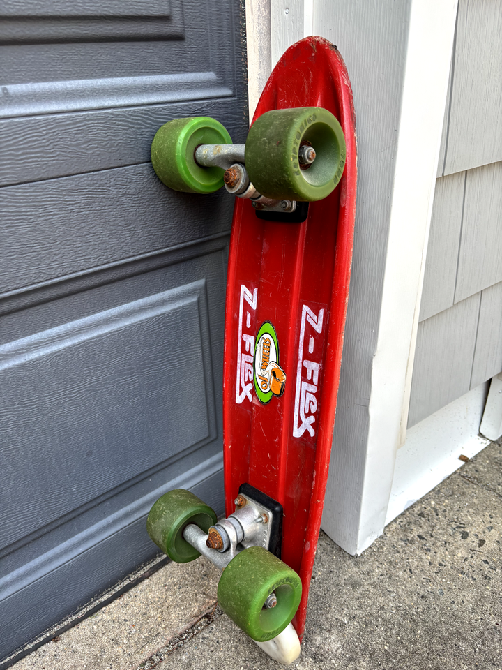 Vintage Jay Adams Z-Flex Skateboard - Kryptonics 70mm - Rare Red w ...