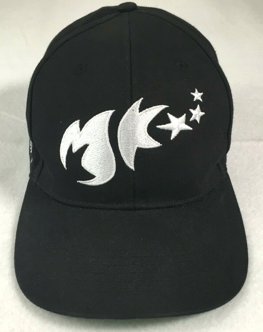 Black Baseball Cap Supply Hat Snapback OSFM Adjustable Embroidered | eBay