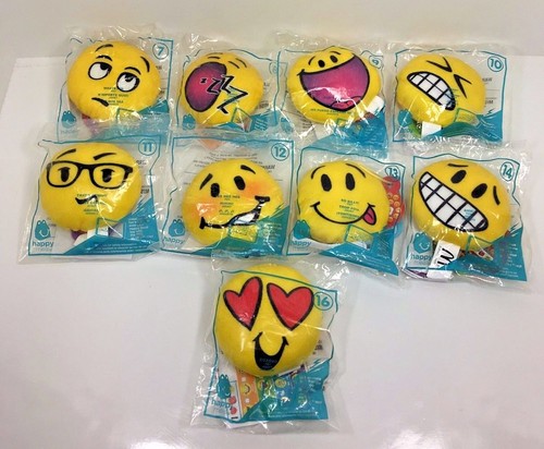9 Collectable Mc Donalds MCPLAY Power Plush Faces | eBay