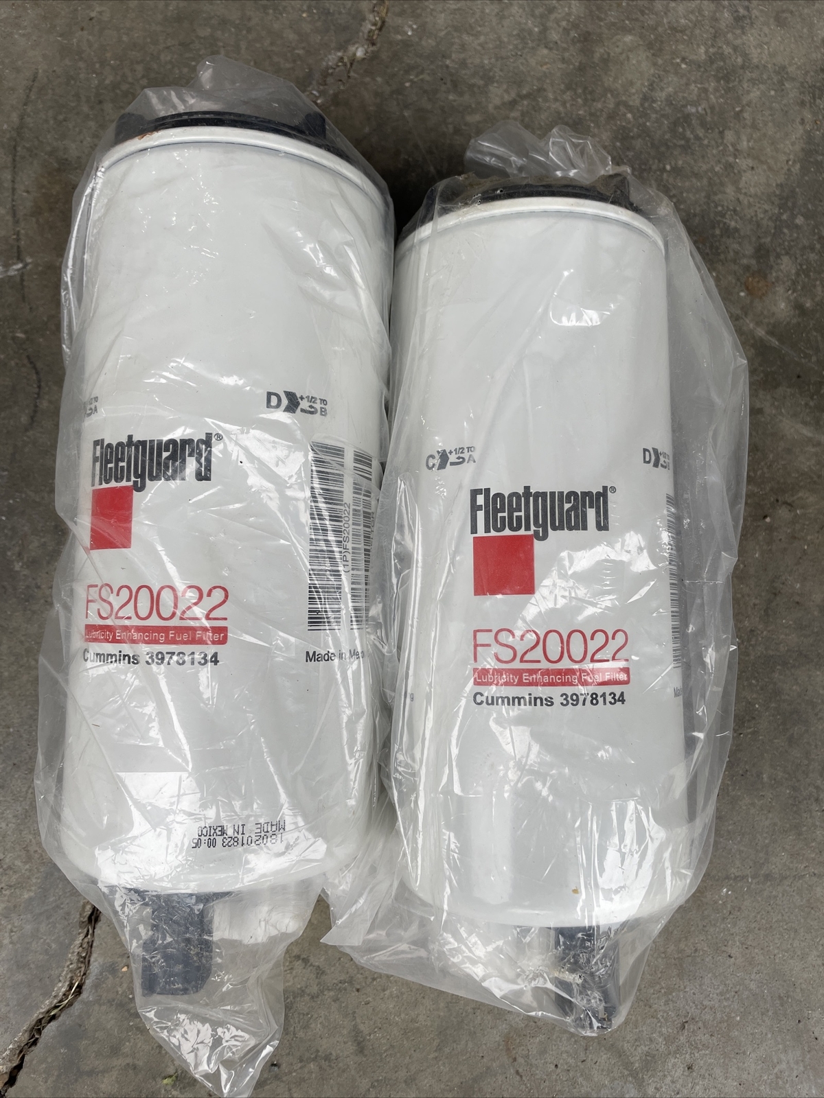 FLEETGUARD FS20022 - Fuel filter cross reference