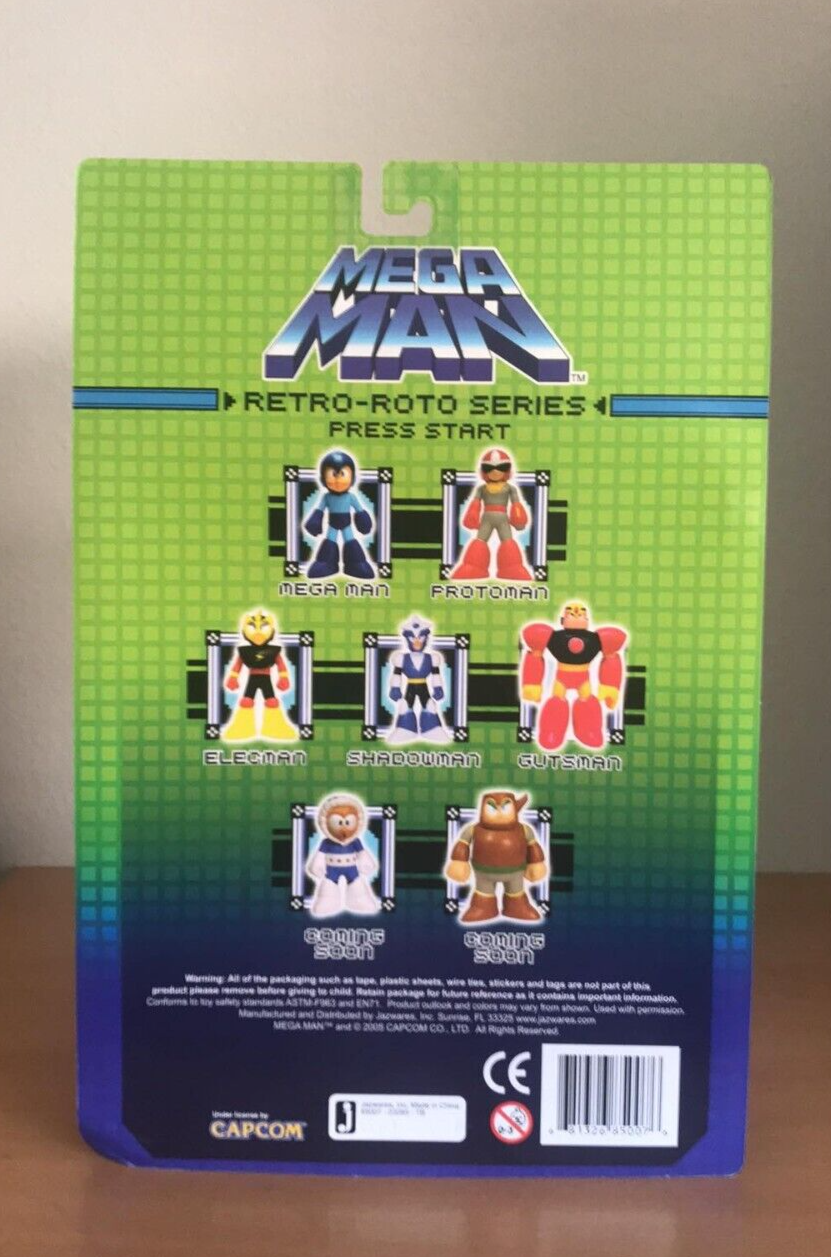 Megaman Mega Man Retro - Roto Shadowman 2005 Figure Jazwares Capcom for ...