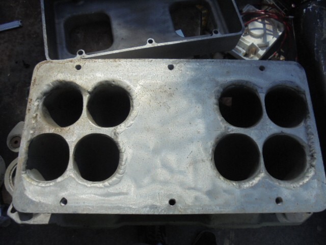 Aluminum Tunnel Ram Intake SBC Edelbrock TR1 BREADBOX IHRA NHRA RAT ROD ...