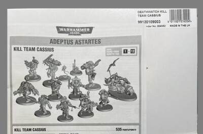 Kill Team Cassius - Deathwatch - Space Marines - Warhammer 40k - NEW | eBay