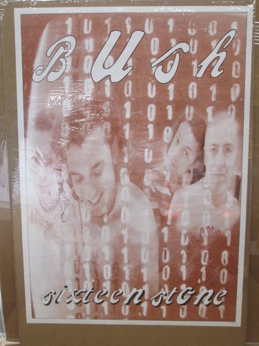 Bush British band music singer Sixteen stone vintage poster 17400 | eBay
