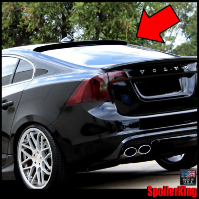 (284R) Rear Roof Spoiler Window Wing (Fits: Volvo S60 2010-2018 4dr ...