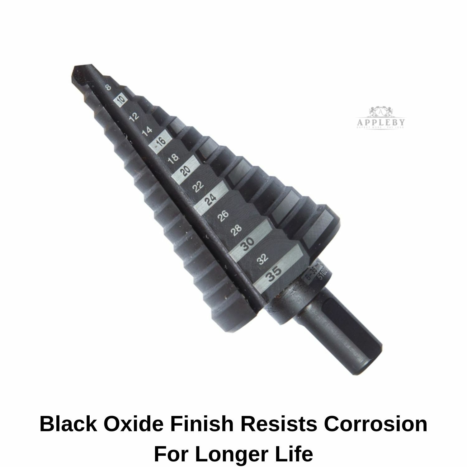 Milwaukee 48899399 Metric Step Drill Bit Set 3 Piece Stepped Bits 48-89 ...