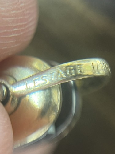 Vintage Lestage Gold Filled Pocket Watch Fob Knife V388 | eBay