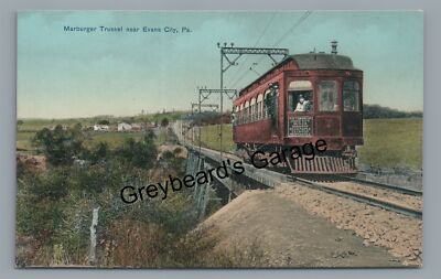 HARMONY LINE Trolley Marburger Trestle EVANS CITY PA Butler County ...