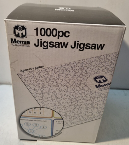 1000 piece double sided jigsaw by MENSA "Jigsaw" see pics | eBay UK