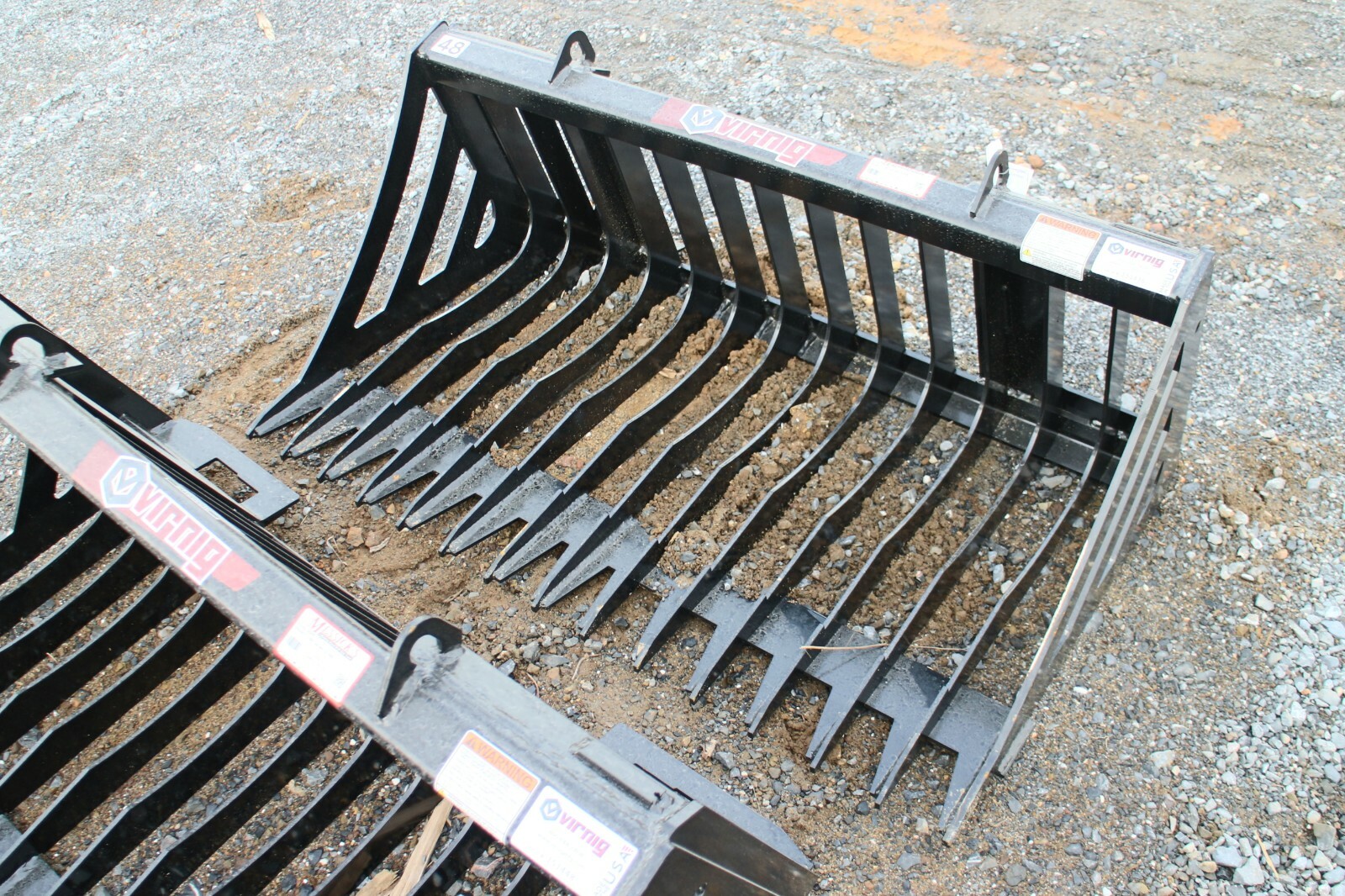 48" Virnig Rock / Skeleton Bucket for Sub Compact Tractors. SSQA Kubota ...