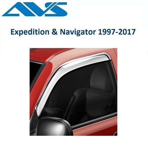 AVS Chrome Side Window Deflectors For Expedition & Navigator 1997-2017 ...