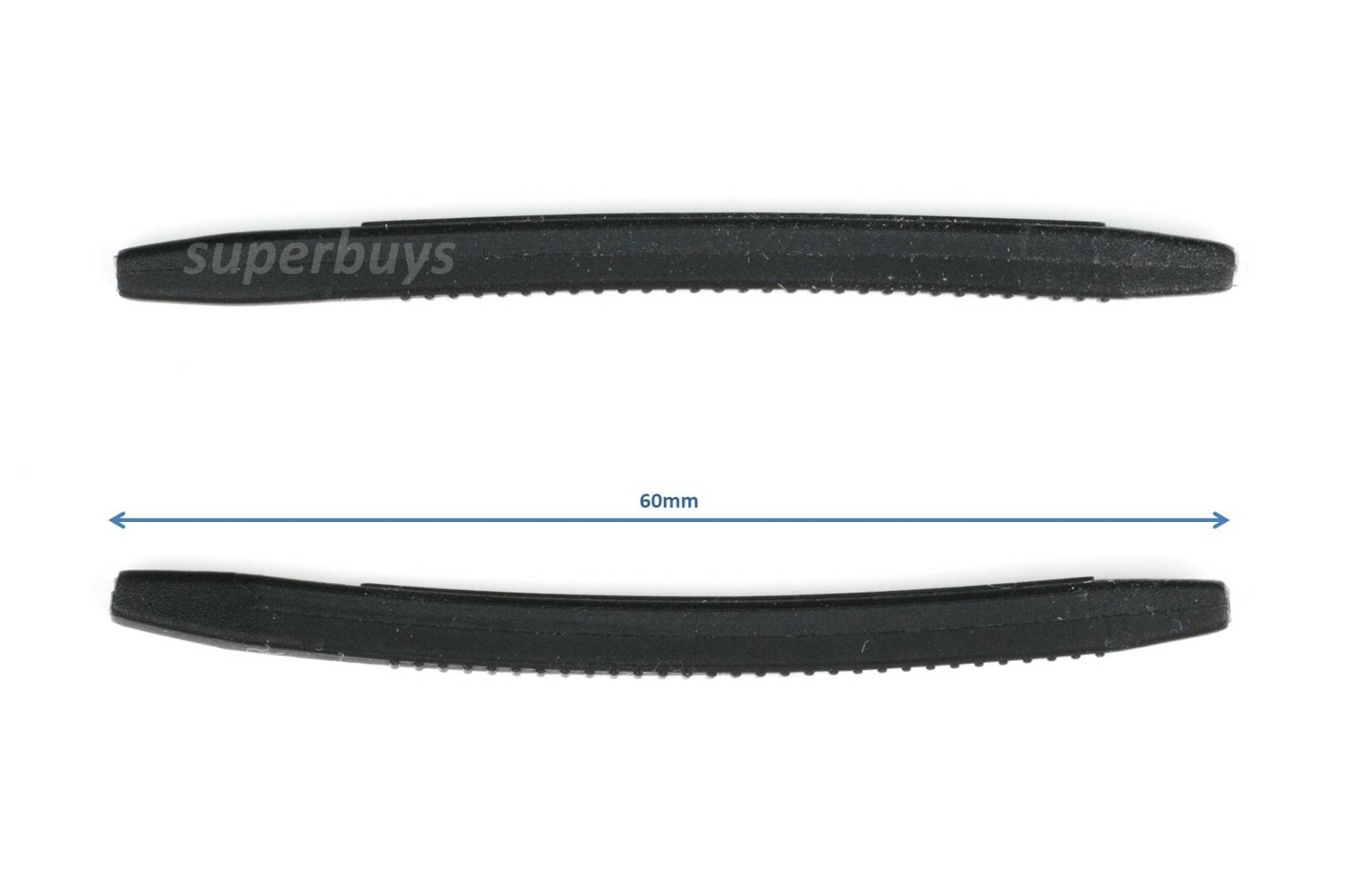 2pcs Black Eyeglass Frame Silicone Ear Hook Double End Tip Glasses ...